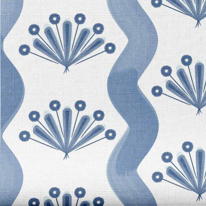 Riviera Fabric Swatch Pacific | Ciélle Home